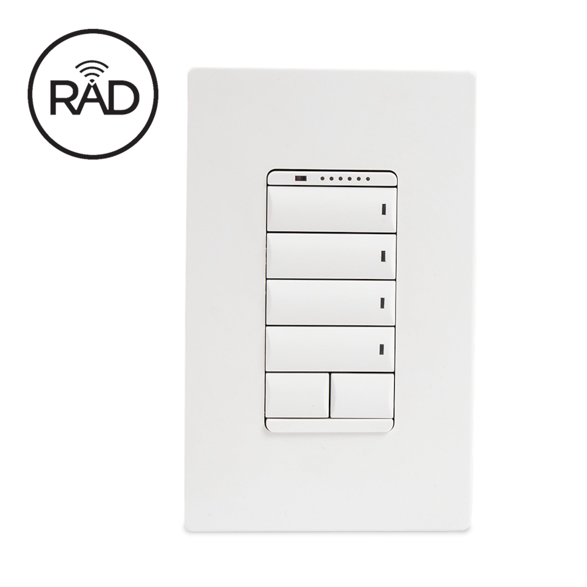 Savant Echo Wireless Keypad - Bi-Phase Dimmer V2 (Snow WH)